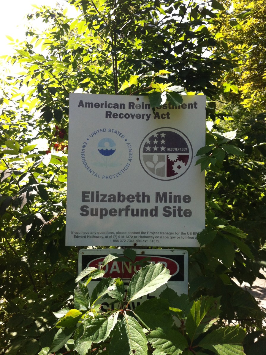 Elizabeth Mine – Super Fund Site – Strafford, VT – Northwoods ...